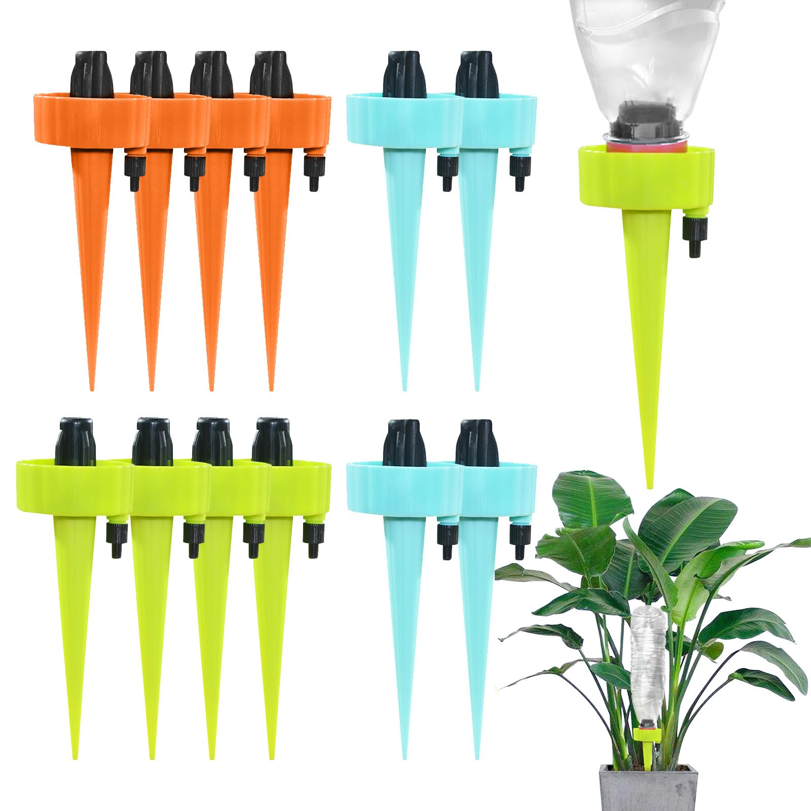 Slow Drip Watering System Fraigo Drip Irrigation Kit, 12 Automatic