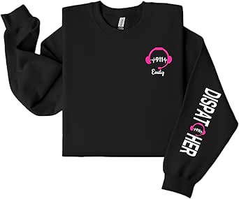 Custom Dispatcher Sweatshirt, 911 Dispatcher Sweater, 911 Dispatch Gift ...