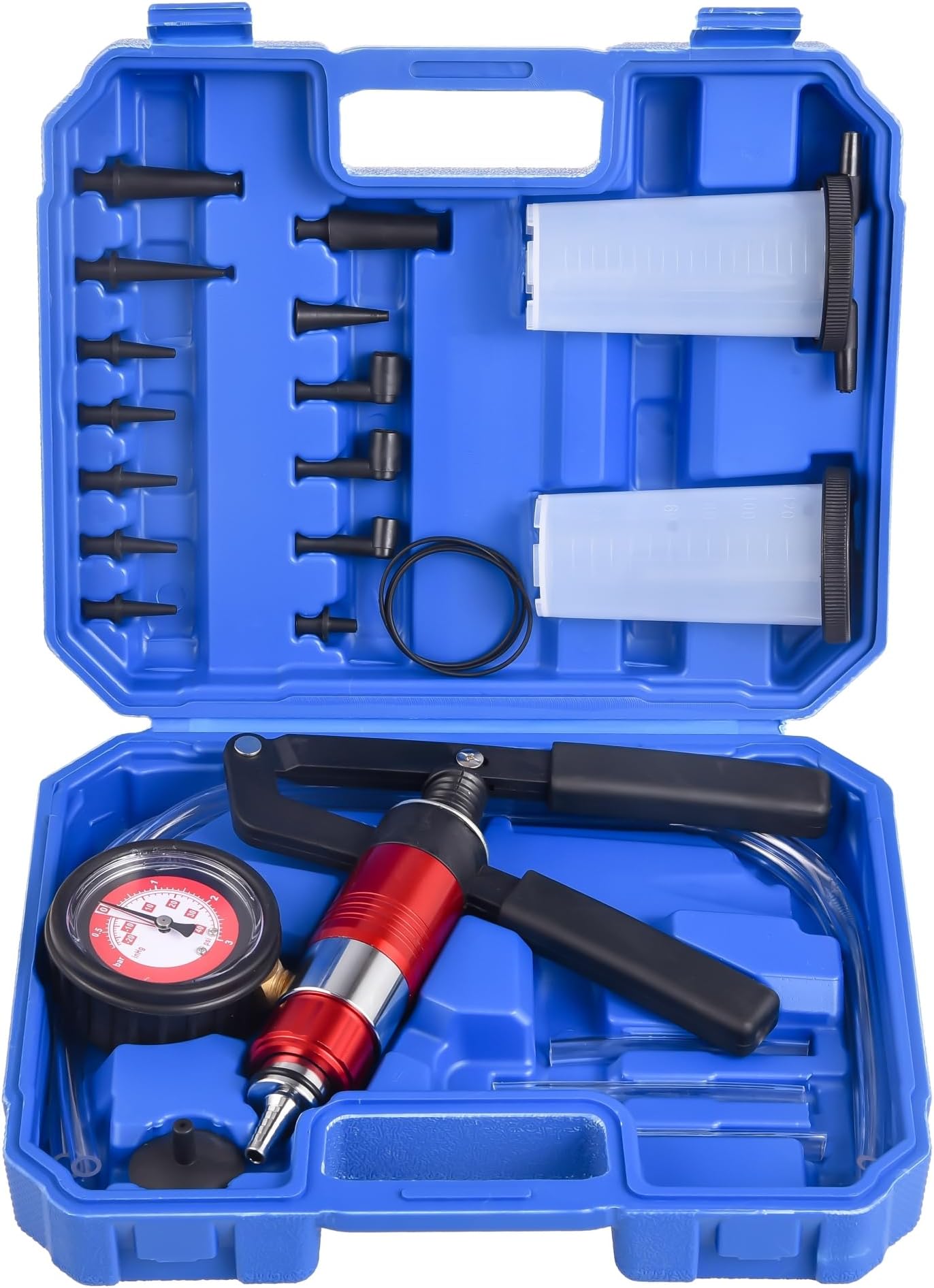 LXNEER 2 in 1 Hand Held Vacuum and Pressure Pump Tester Brake Fluid ...