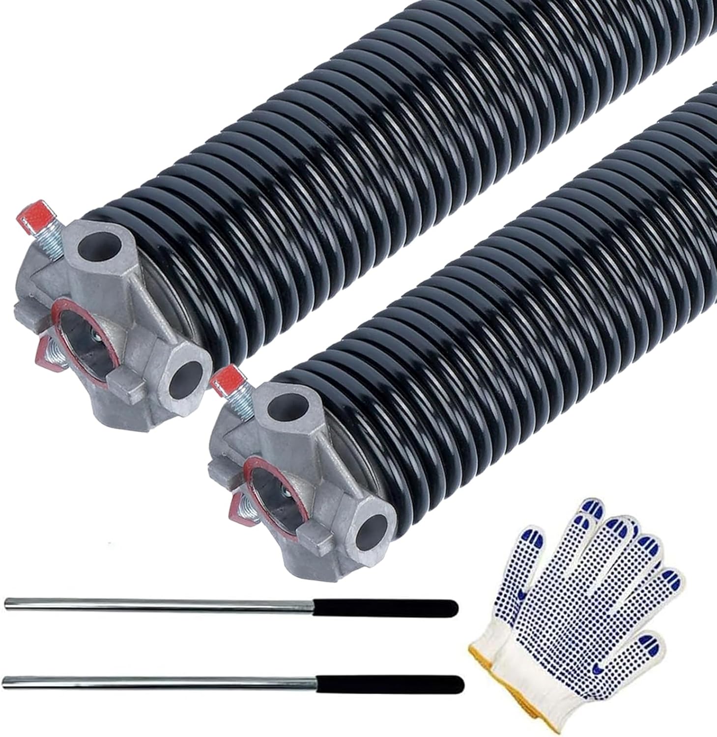 Amazon.com: Garage Door Torsion Springs, Pair of 0.207 x 2 x 22inch ...