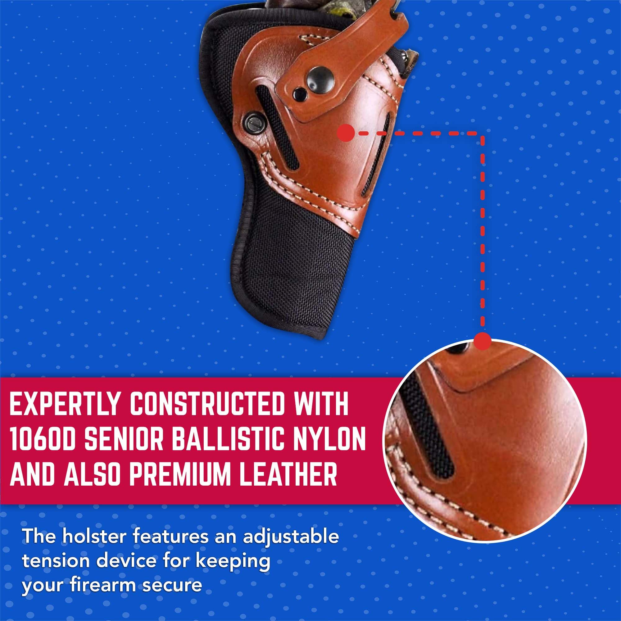 Snapklik.com : DeSantis Wild Hog Hybrid Revolver Holster - Hybrid ...