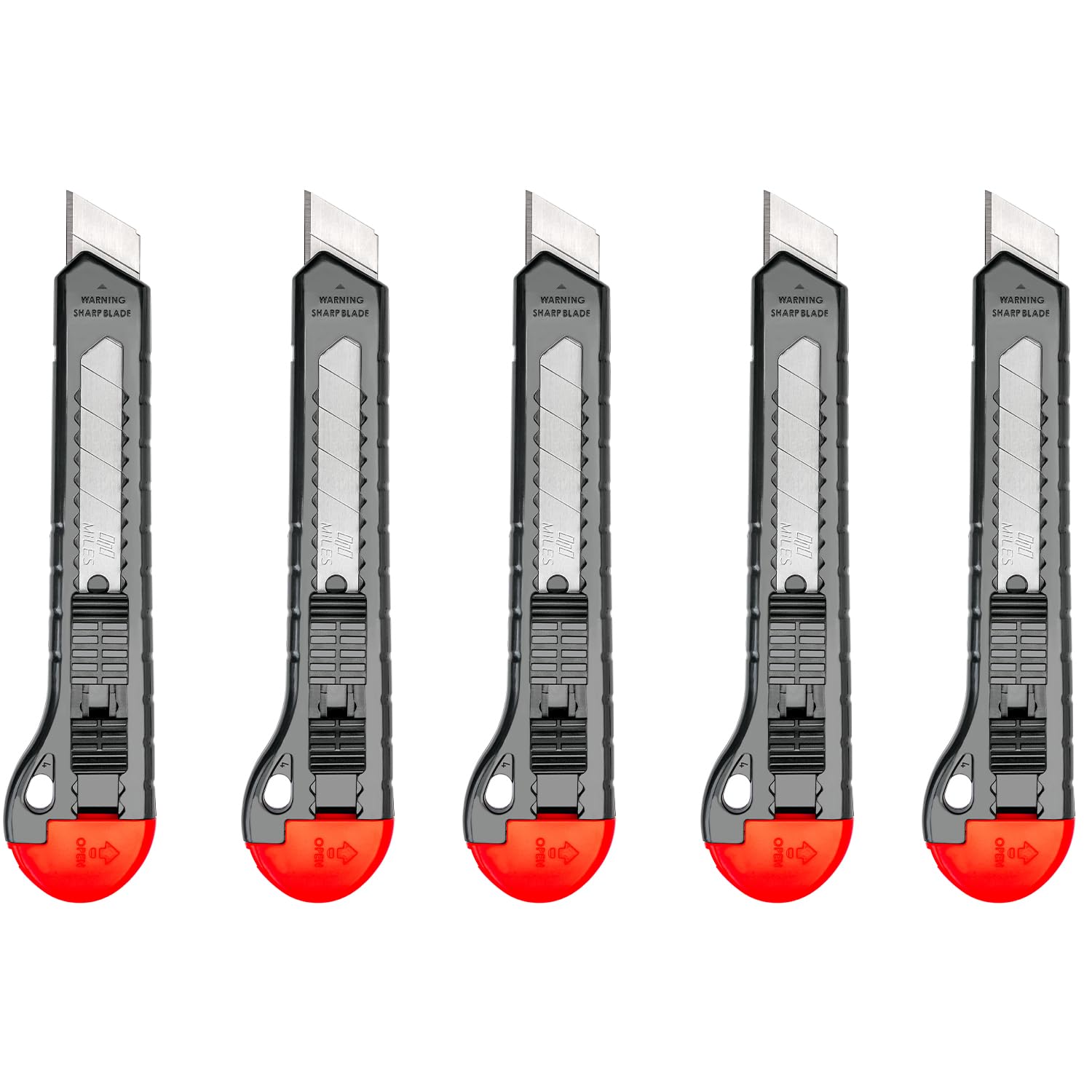 Miles Plastic Body PN1801/P Steel (18mm) Blade Snap Off Cutter Knife ...