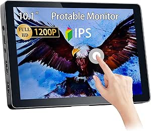 Amazon.com: Jhcztrk 10.1Inch Touchscreens Small Mini Portable Monitor ...