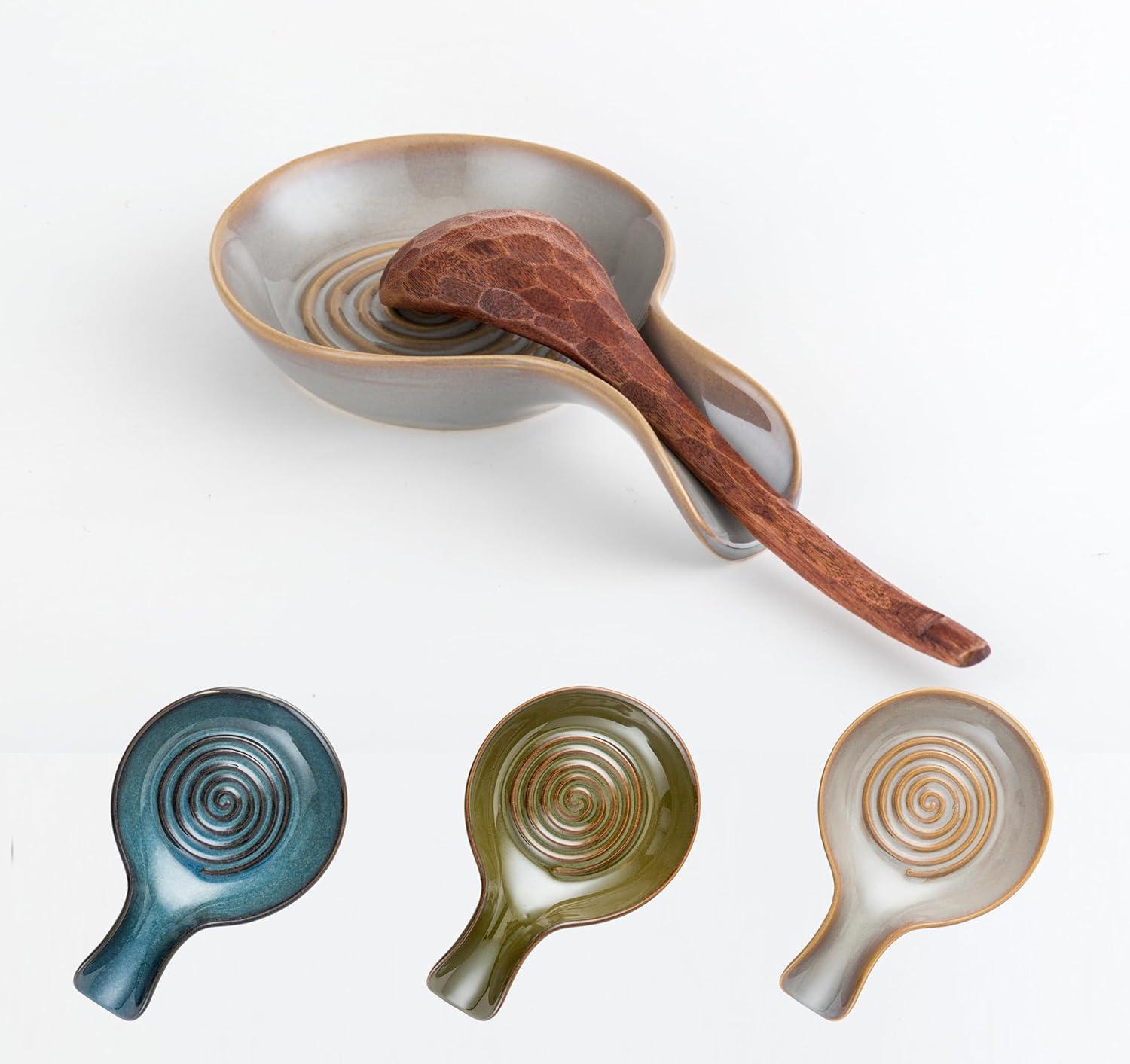 Amazon.com: SYJAN HOME Spoon Rest For Stove Top,Cooking Utensil Holder ...