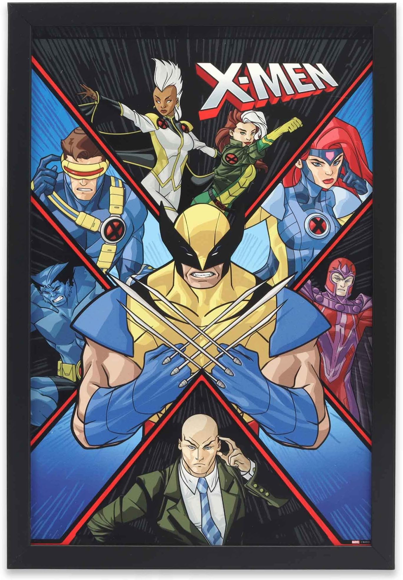 Amazon.com: Silver Buffalo Marvel Comics Large Die Cut MDF Box Wall ...