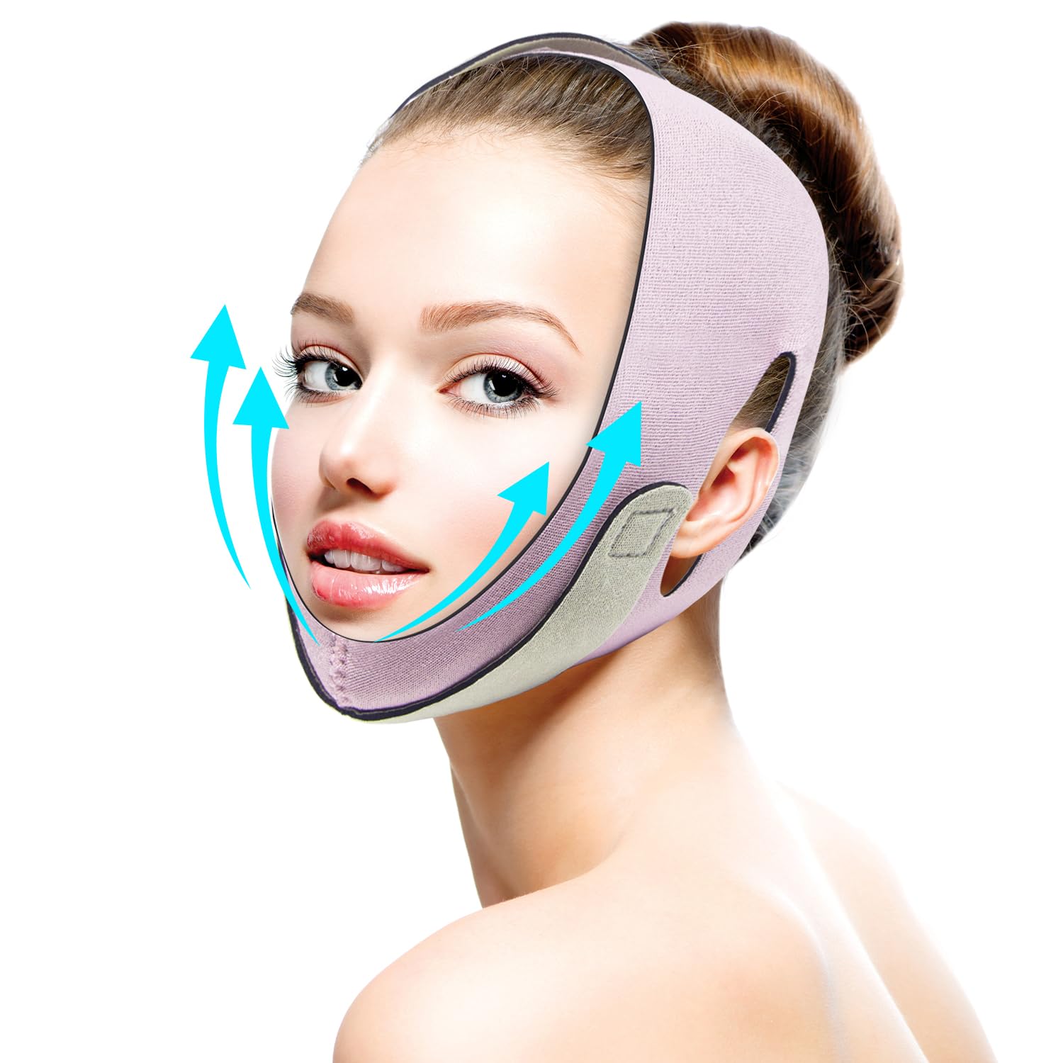 Snapklik.com : V Line Lifting Mask Chin Strap, Soft V Shaped Face Mask ...