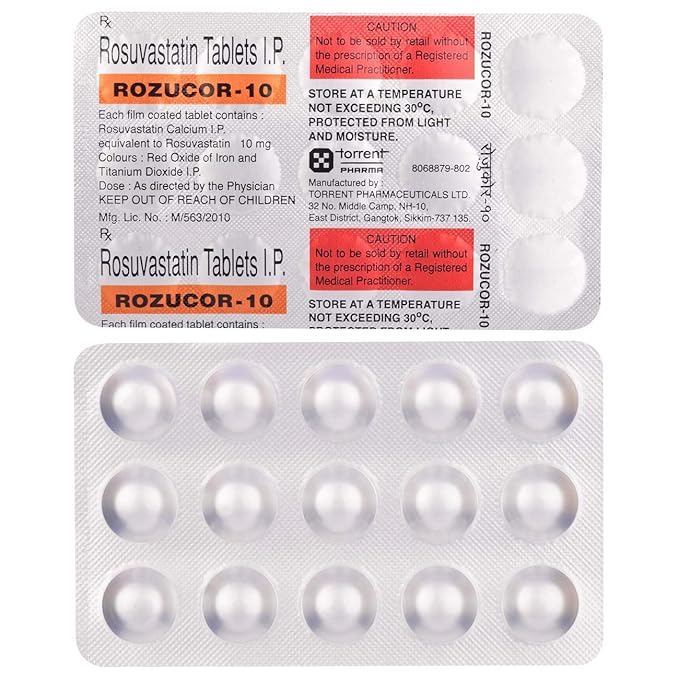 Rozucor 10 - Strip of 15 Tablets : Amazon.in: Health & Personal Care