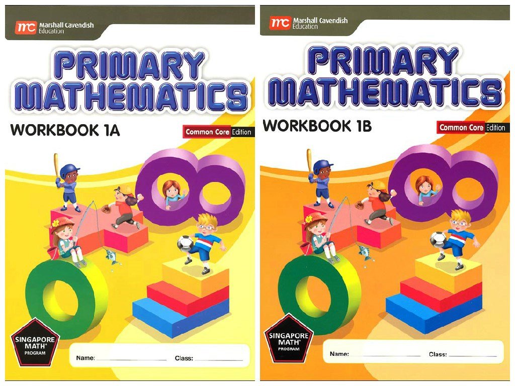 Primary Mathematics Workbook Bundle 1A+1B (Common Core Edition ...