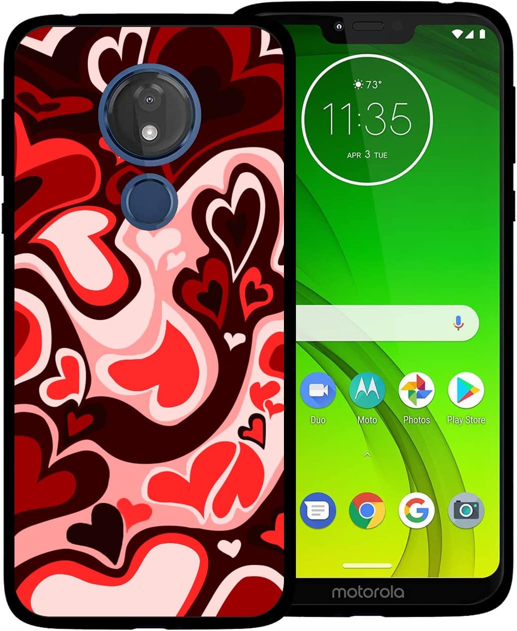 Amazon.com: zaztify Phone Case for Motorola Moto G7 Power/Supra/Optimo ...