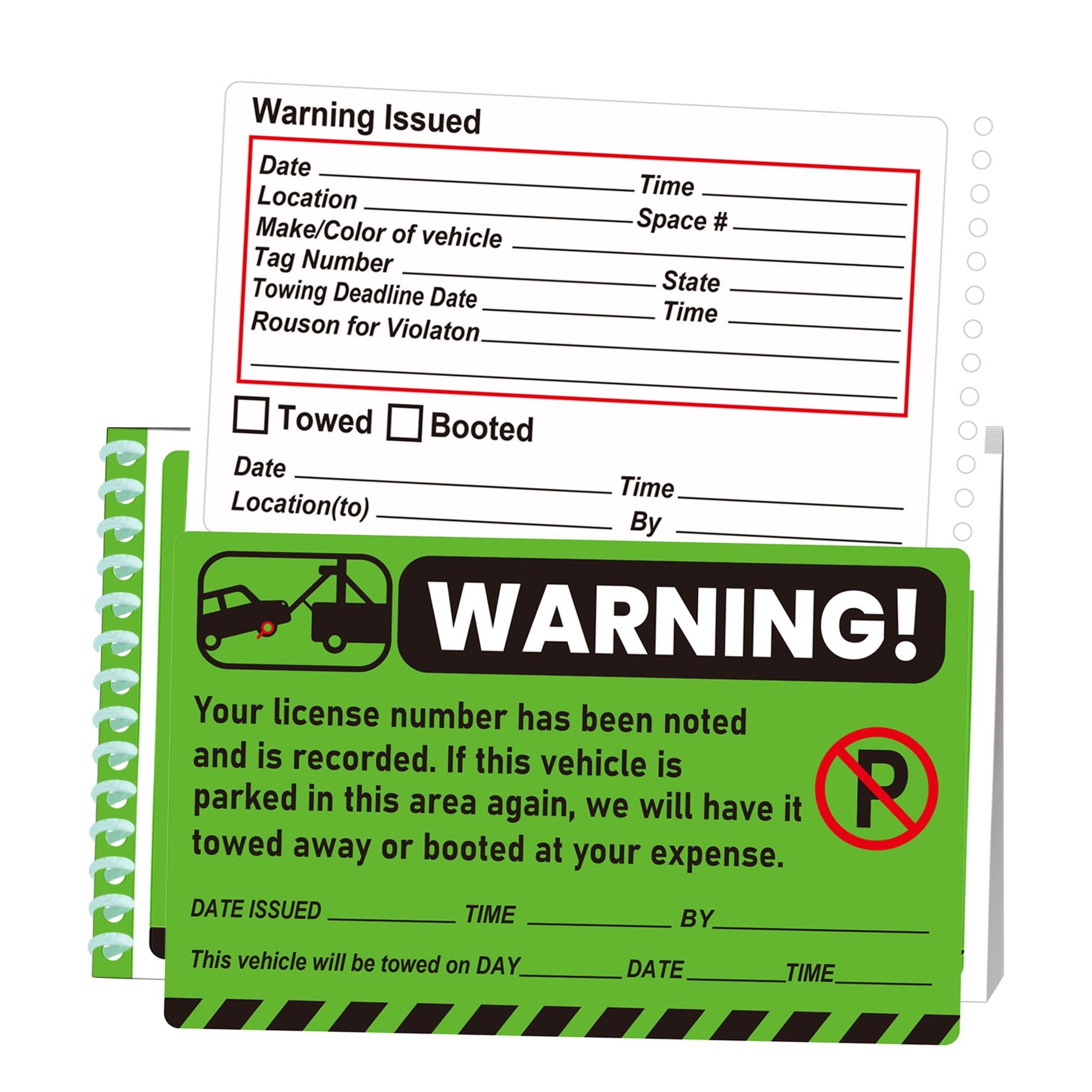Amazon.com: Notice Parking Violation Sticker Tow Warning You are ...