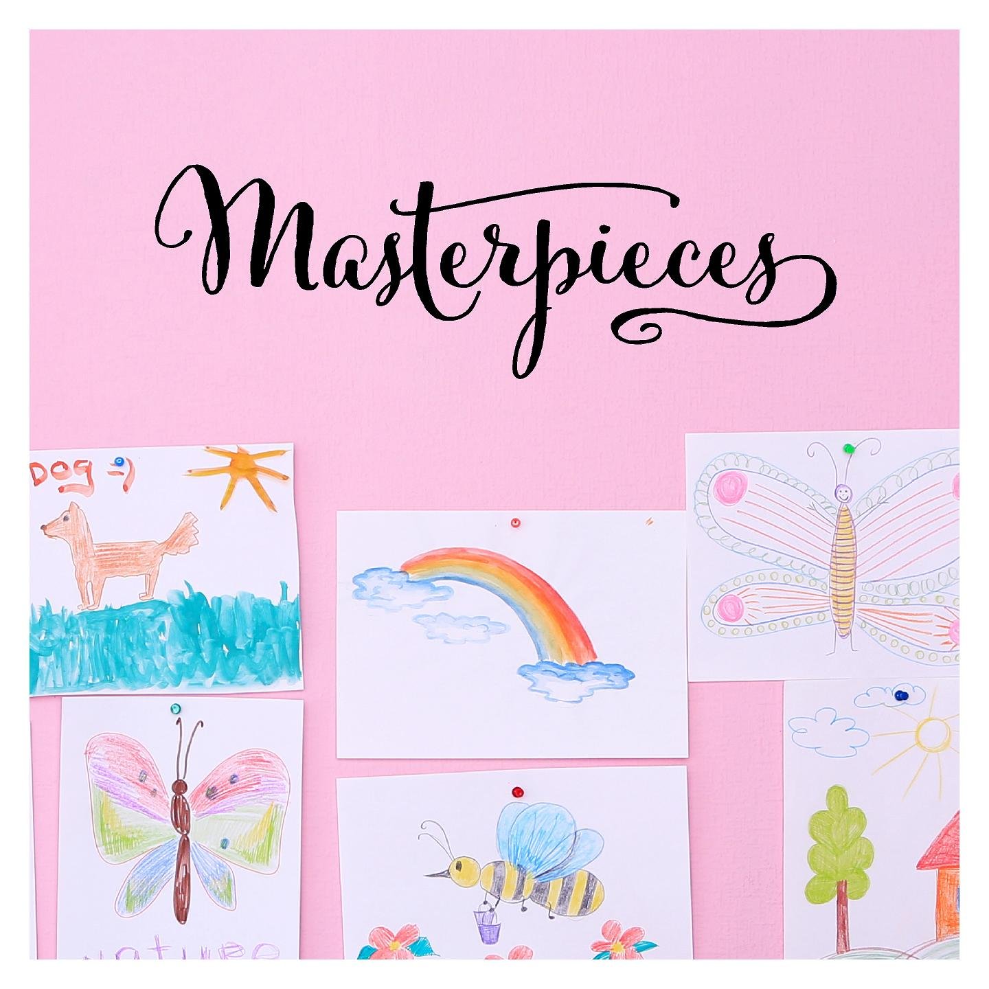 Amazon.com: Masterpieces Vinyl Lettering Wall Decal Sticker (Black, 6.5 ...