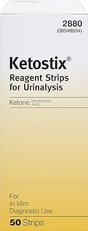 Amazon.com: Ketostix Reagent Strips for Urinalysis, Measure Ketone ...