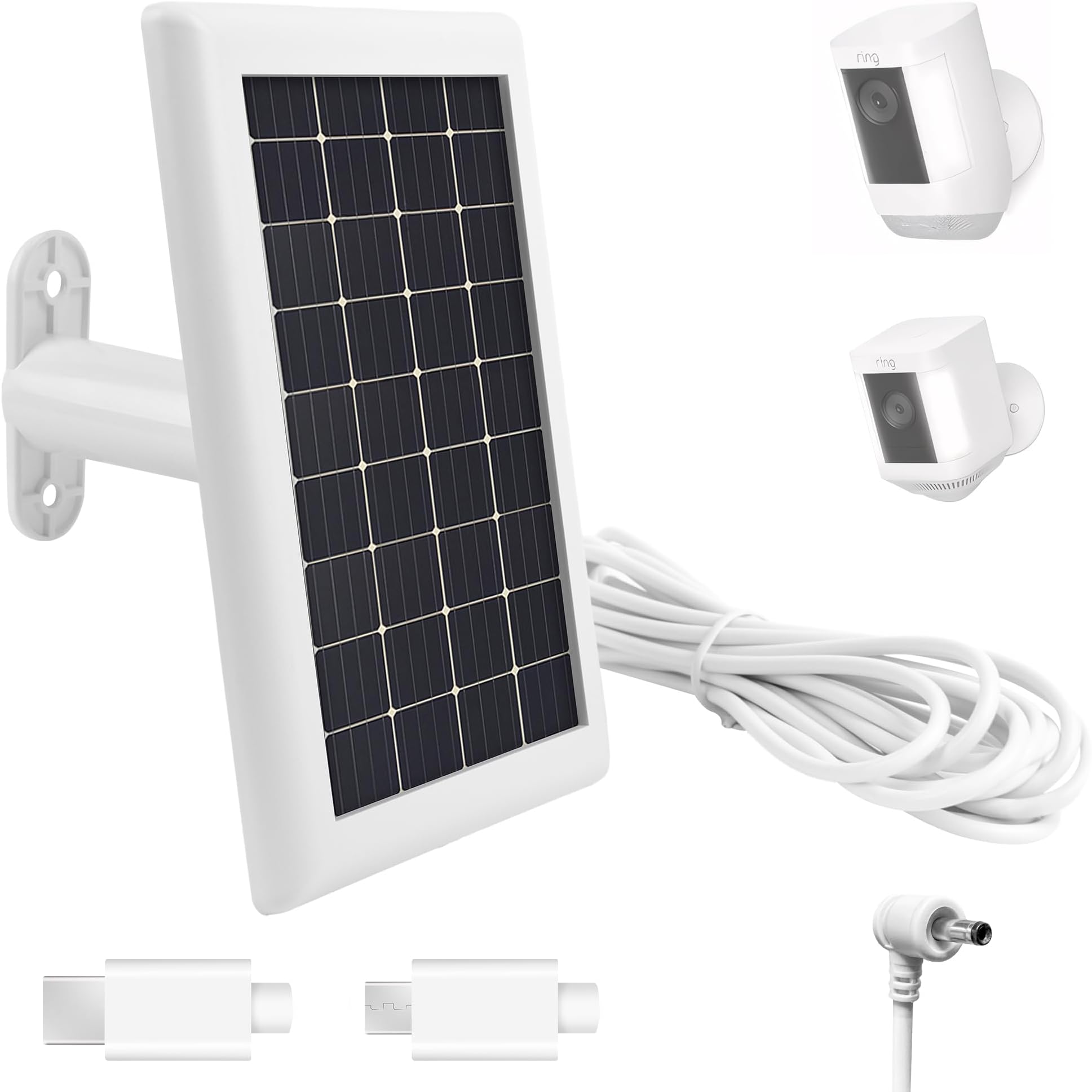 Amazon.com : 5W Ring Camera Solar Panel Charger for Ring Stick Up Cam ...