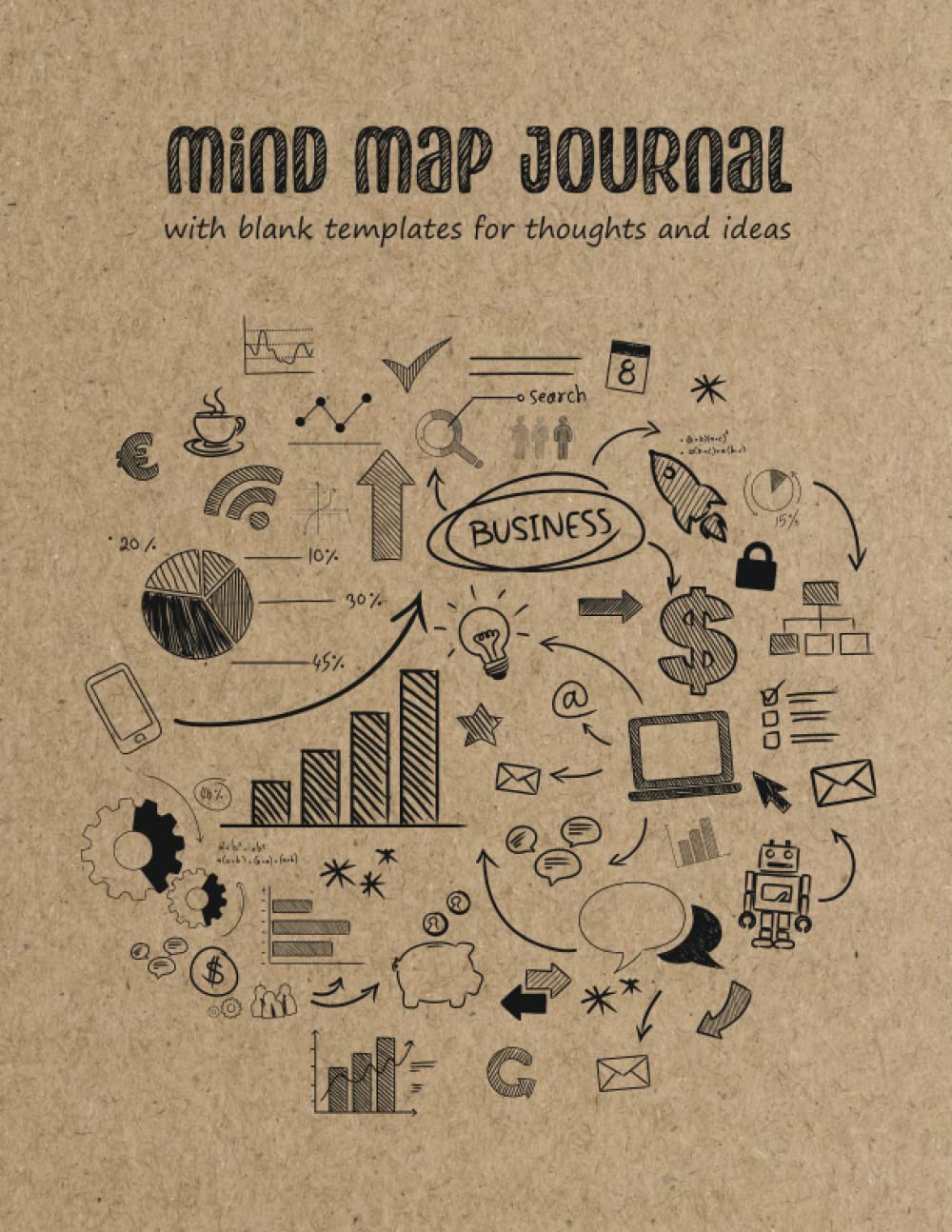 Buy Mind Journal with Blank Templates for Thoughts and Ideas: 5 Styles ...