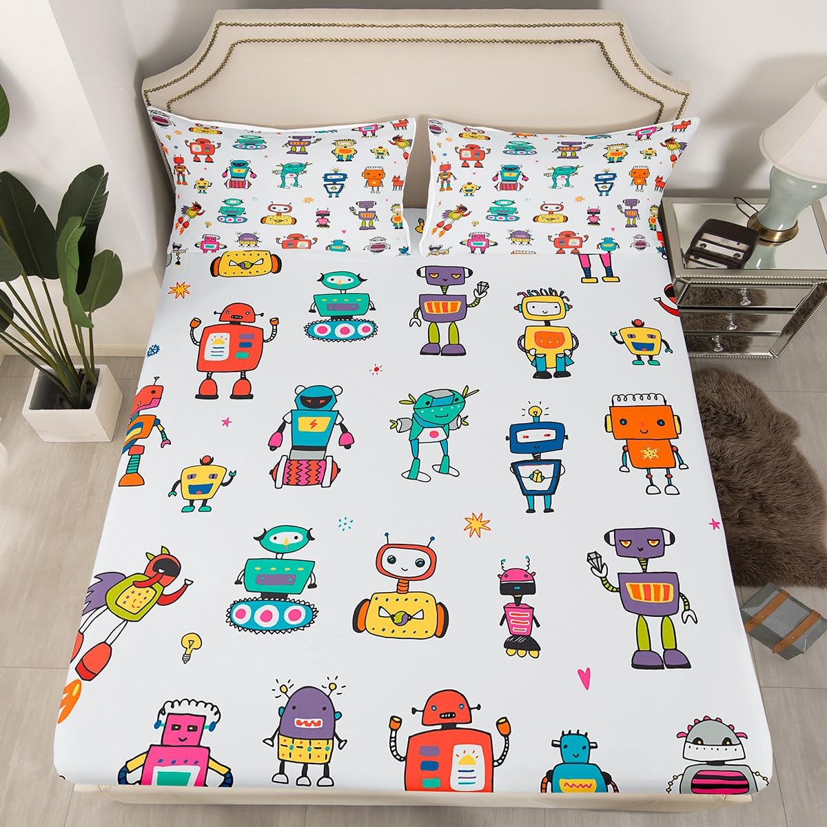 Robot Bed Sheets