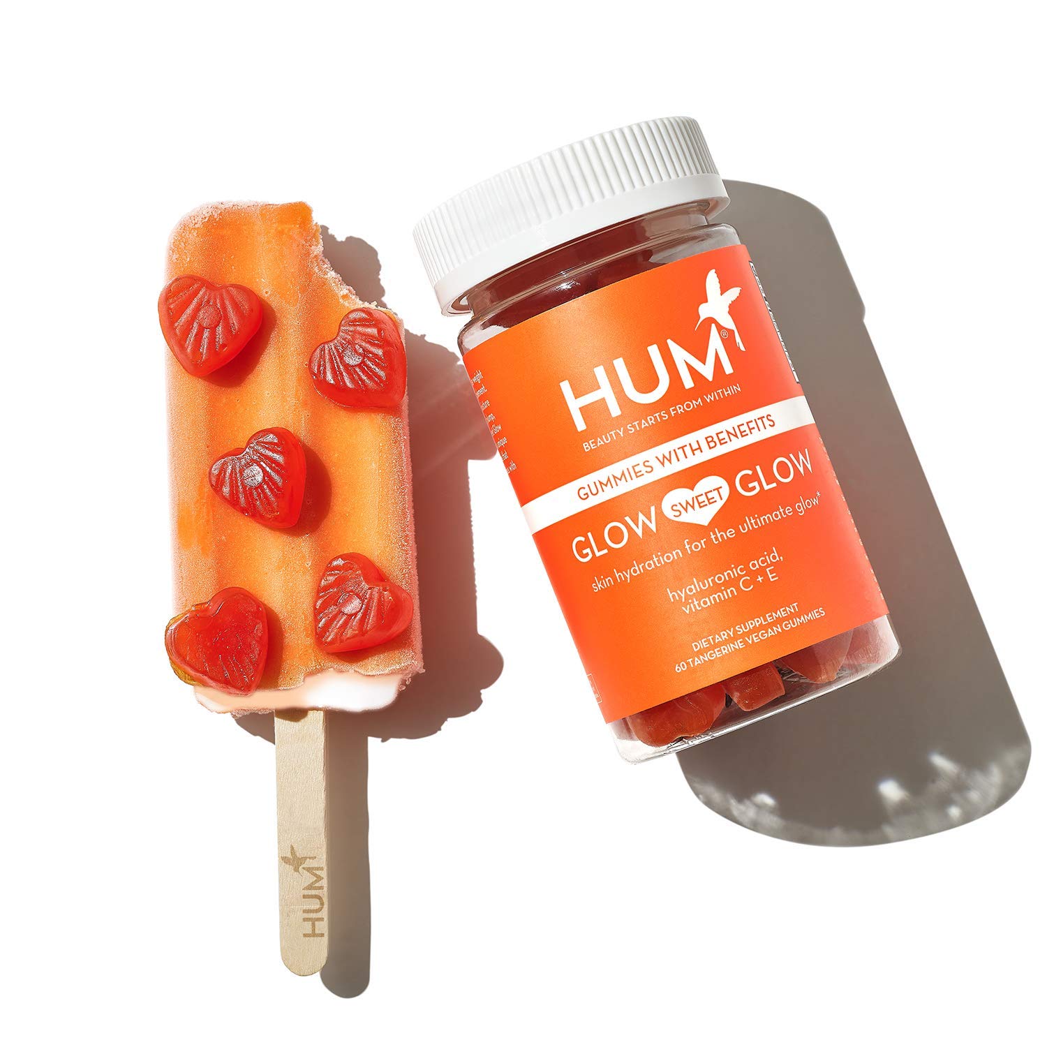 Buy HUM Glow Sweet Glow Vegan Beauty Gummies - Glowing Skin Gummies ...