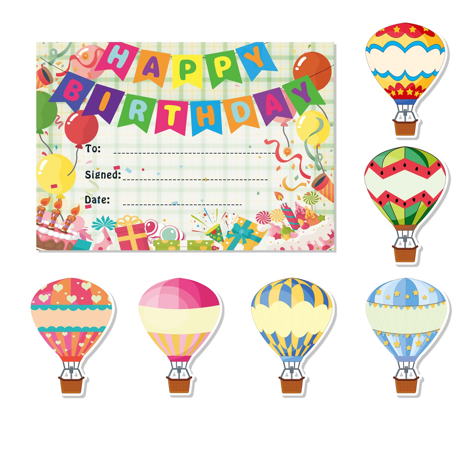 Amazon.com : DTESL 60PCS Happy Birthday Award Certificates Gifts for ...