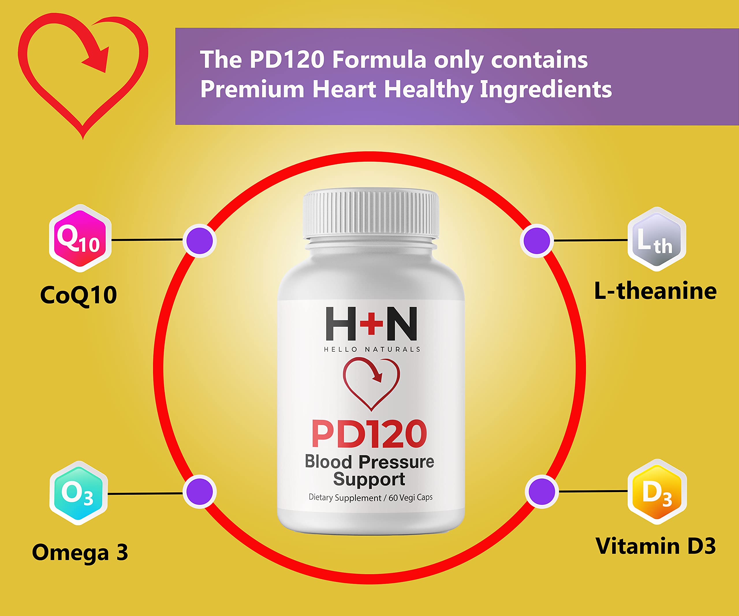 Buy High Blood Pressure Support Supplements With CoQ10 Lower Your BP