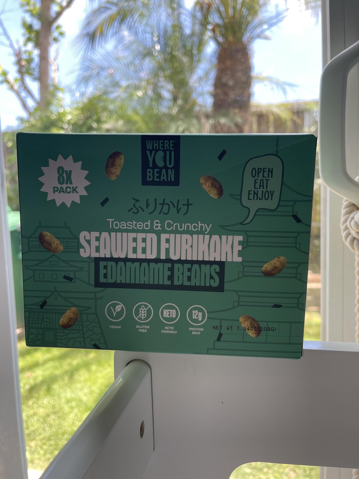 Amazon.com: Where You Bean Edamame Beans Snack Seaweed Furikake ...