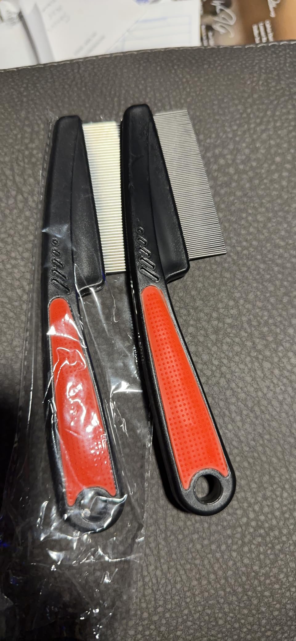 Amazon.com : 2 Pieces Stainless Steel Fine & Wide Tooth Comb, High ...