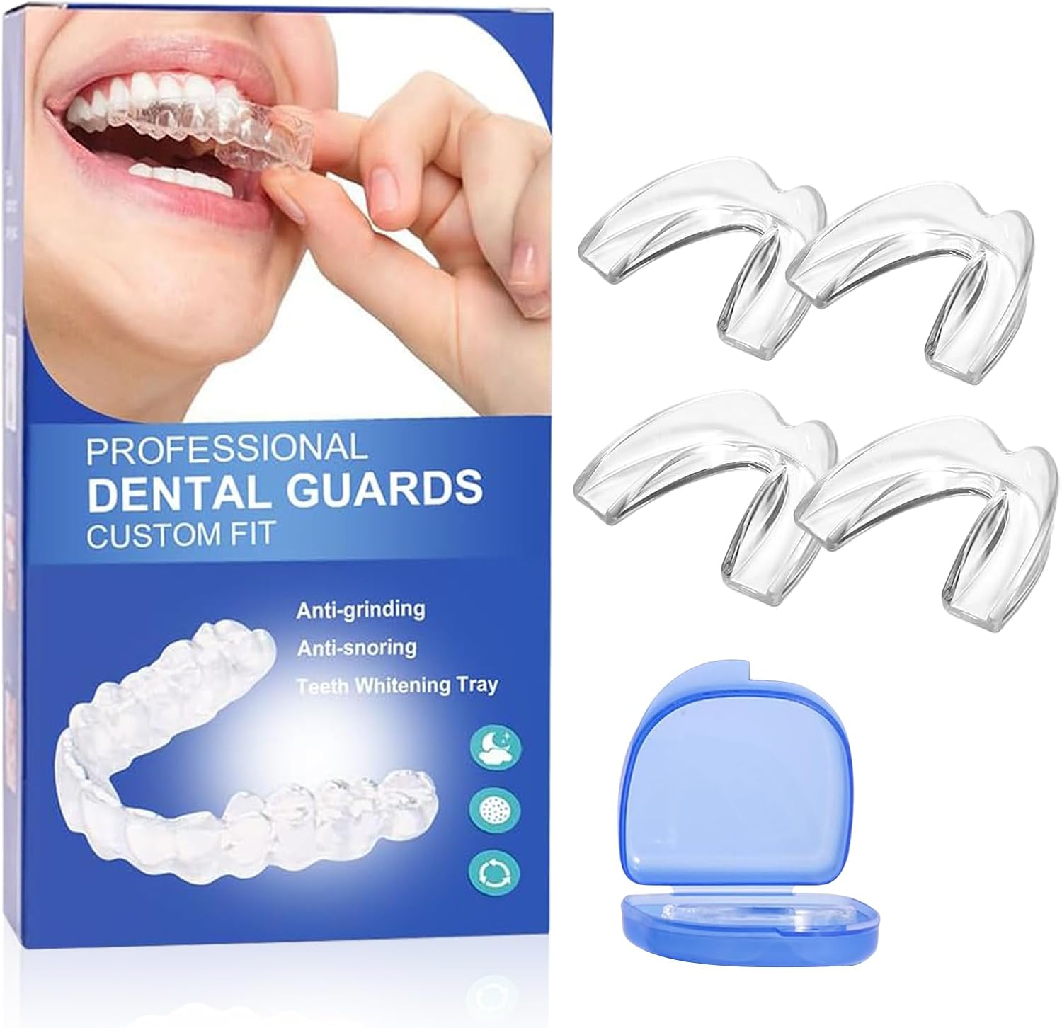 Zynxel Knirscherschiene Für Nacht, Anti-Schnarchschiene, 4 Stück ...