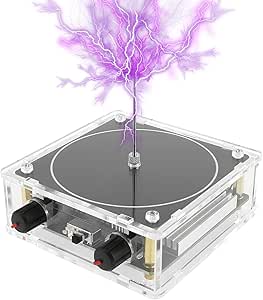 Bluetooth Music Tesla Coil Kit, Tesla Coil Desktop Toy, Touchable ...