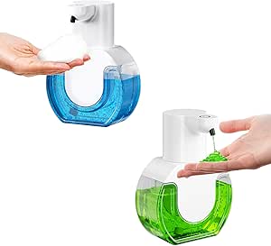 Amazon.com: Automatic Foaming Soap Dispenser Bundle with Automatic Liquid Soap Dispenser 15oz ...