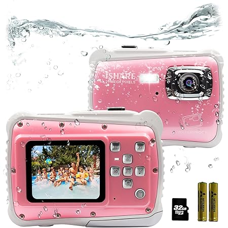 Amazon.com : YEEIN 10FT Waterproof Digital Camera for Kids 21MP ...