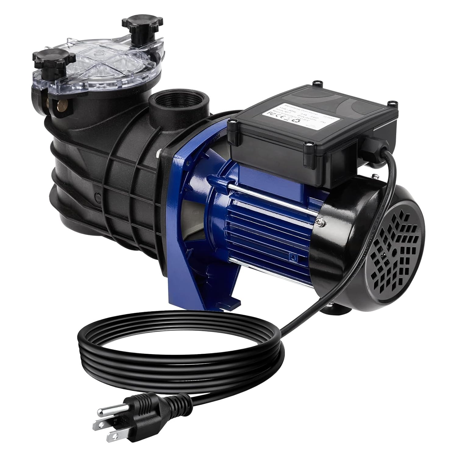 Amazon.com: 0.75HP In/Above Ground Single Speed Pool Pump, 550W/115V ...