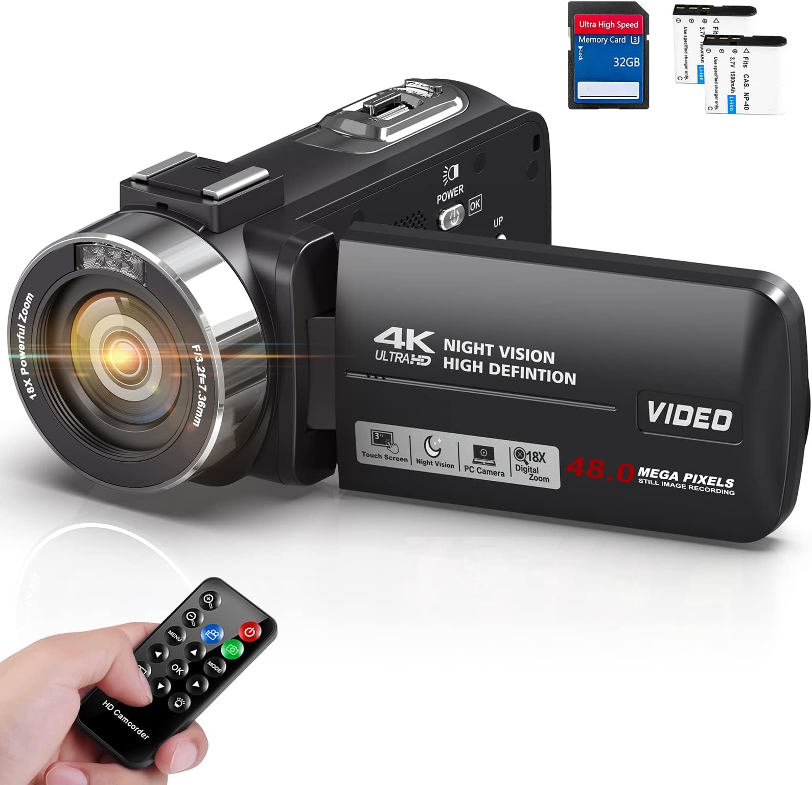 Amazon | ケンコー 4Kビデオカメラ KC-Z4K10 光学3倍ズーム 3.0インチ液晶モニター タッチパネル | ビデオカメラ 通販