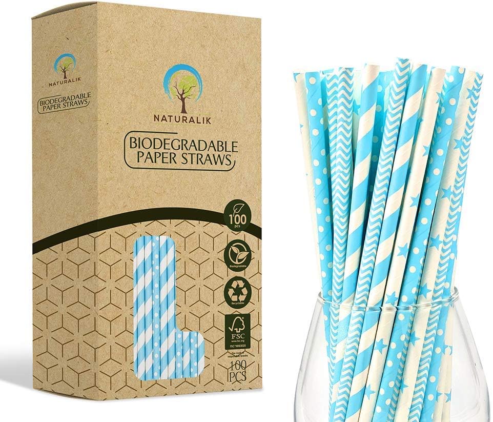 Amazon.com: Outside the Box Papers Light Blue Stripe, Polka Dot Chevron ...