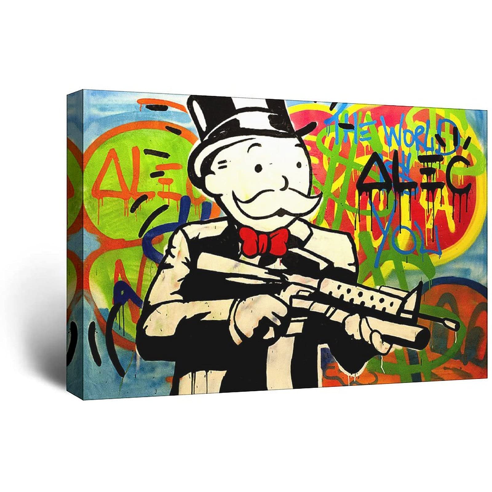 Monopoly Man With Guns