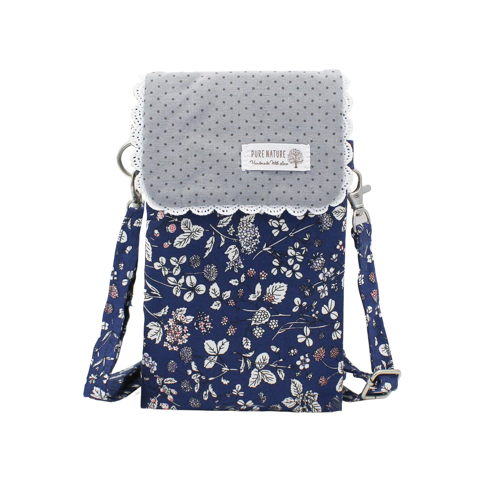 WisePoint Small Phone Purse for Women, Cotton Crossbody Phone Purse ...