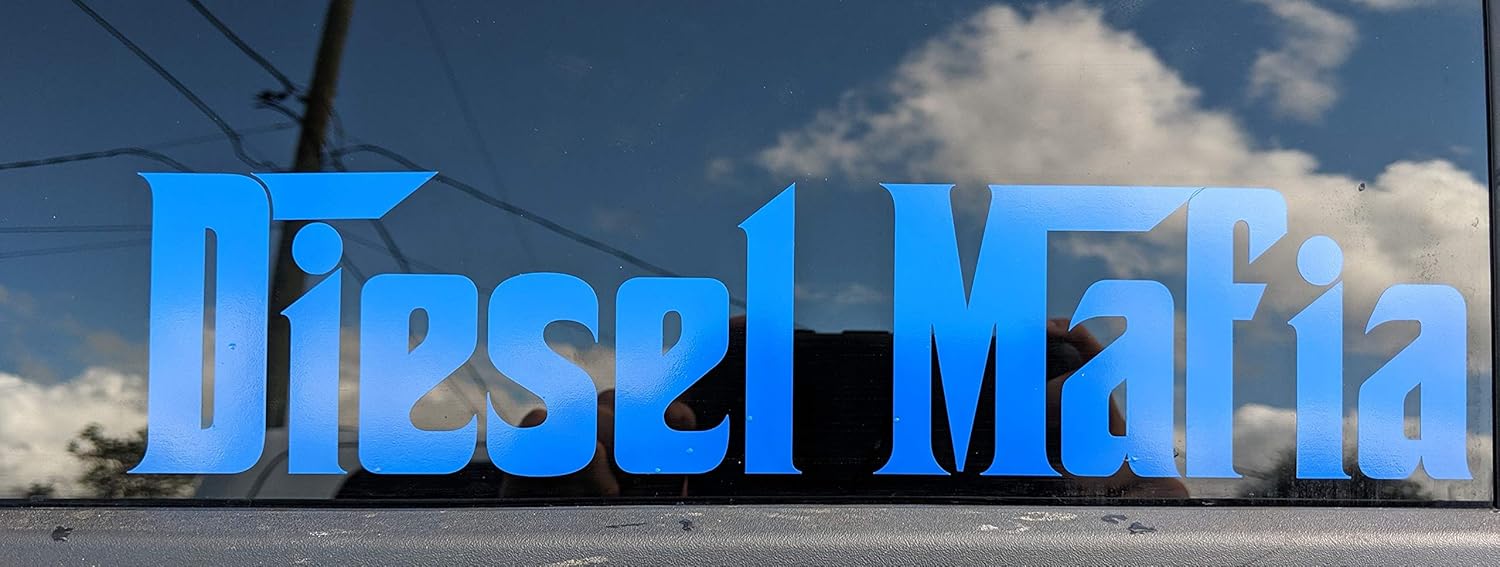 Amazon.com: Diesel Mafia Decal, Diesel Truck Stickers (H 2 by L 9 ...
