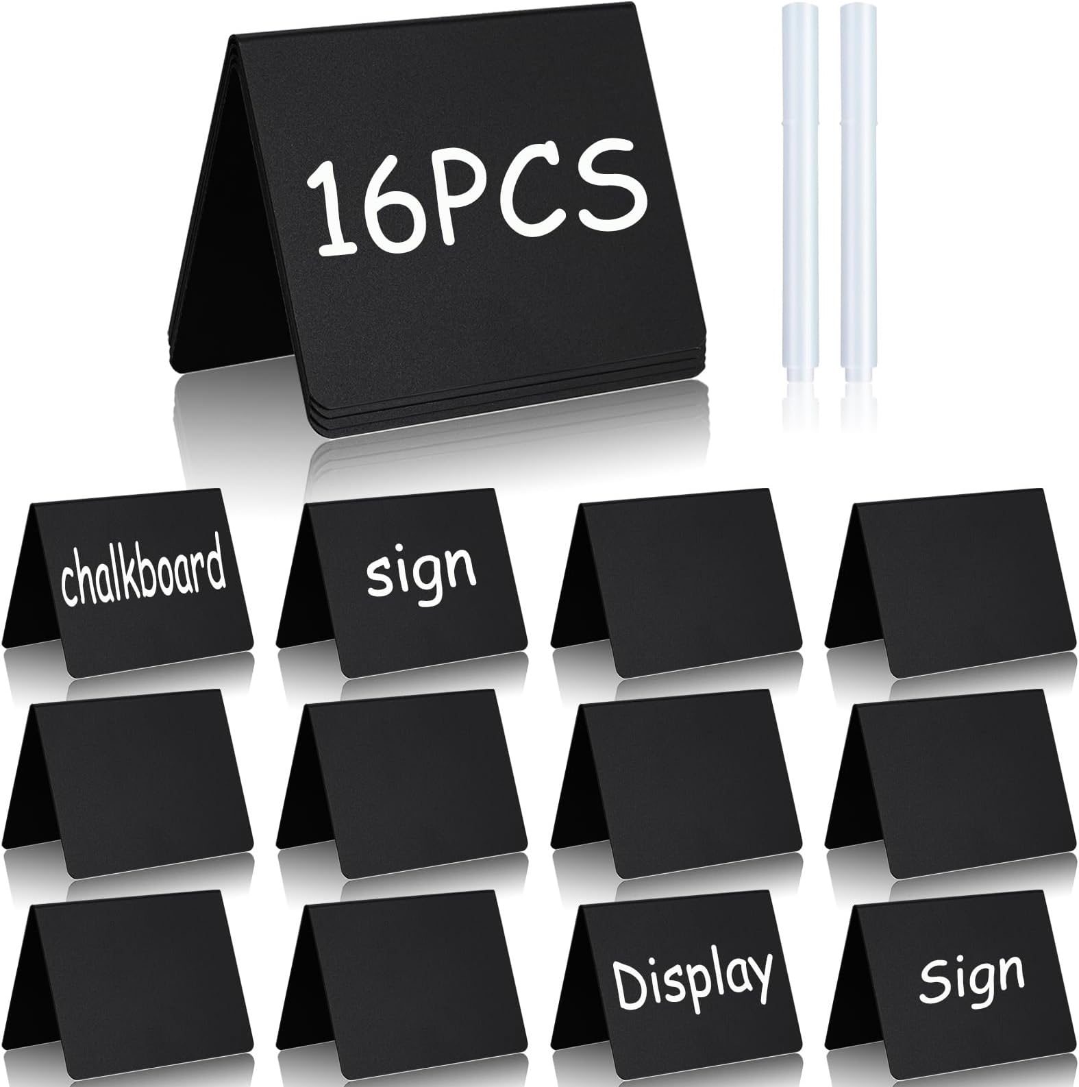 Amazon.com: Mini Blackboard Food Signs - Small Blackboard Signs for ...