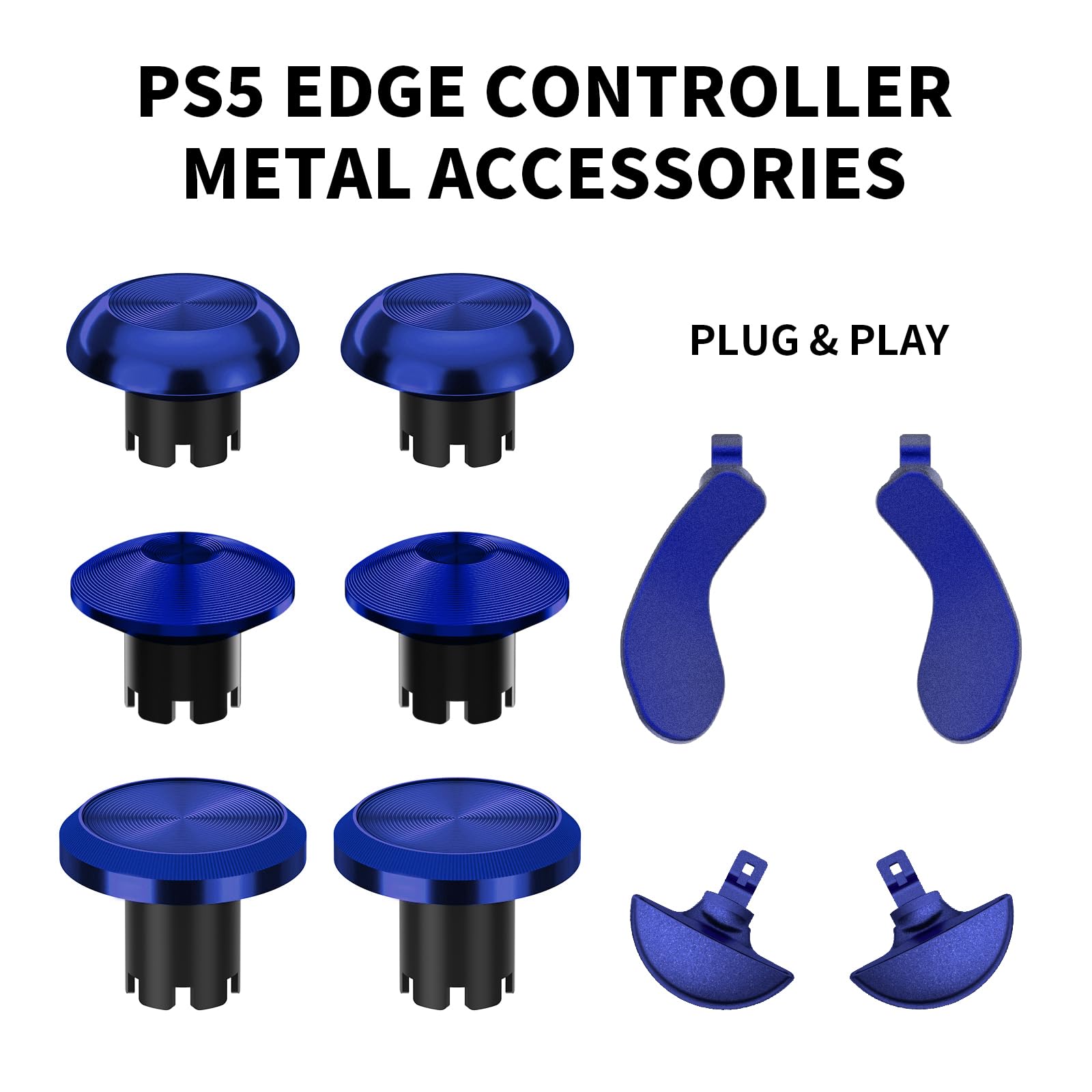 Ps5 Metal Thumbsticks For PS5 Edge Controller, Metal Back Paddles ...
