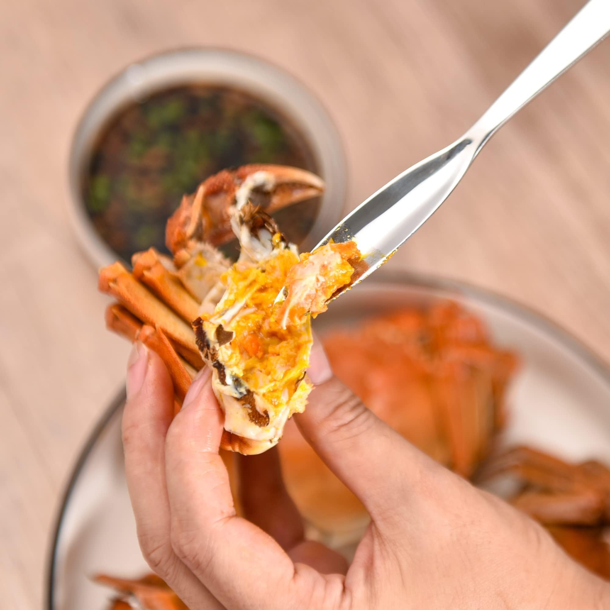 Snapklik.com : IMEEA Seafood Forks Picks Crab Leg Forks/Picks SUS304 ...