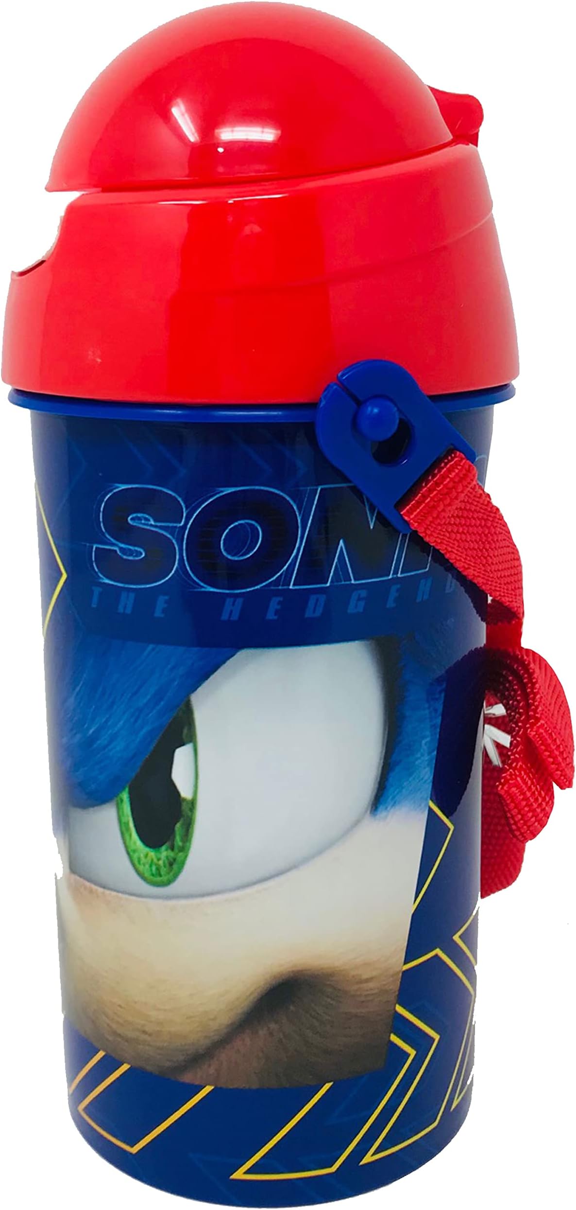 SONIC THE HEDGEHOG Sonic Water Bottle for Boys Kids: Reusable Tritan ...