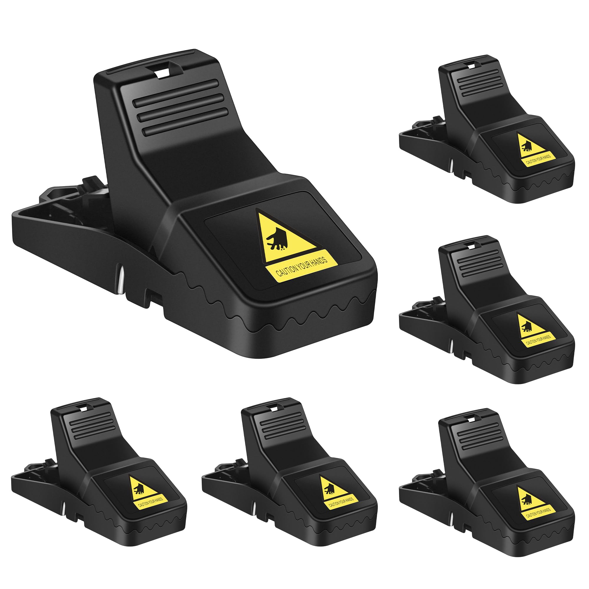 Amazon.com : Briteen Mouse Traps Indoor Outdoor - 6 Pack Plastic Mouse ...