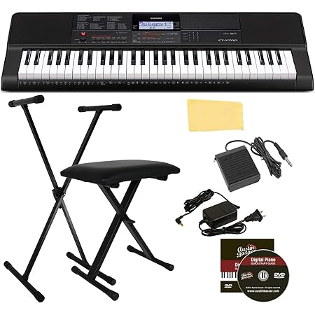 Amazon.com: Casio CT-X700 EDP Educational Keyboard Pack with Power ...