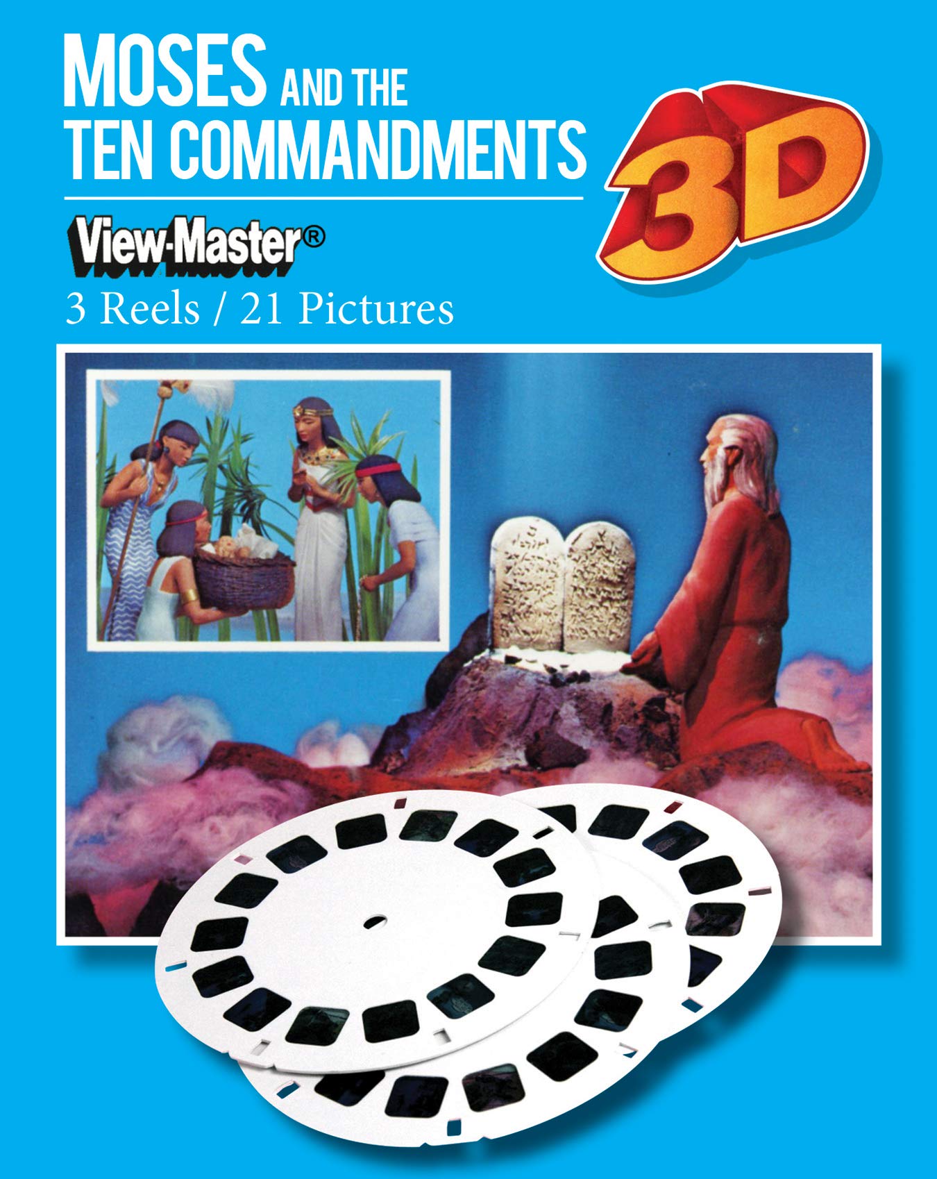Viewmaster 3reel Set Moses And The Ten Commandments 21 3d | Desertcart ...