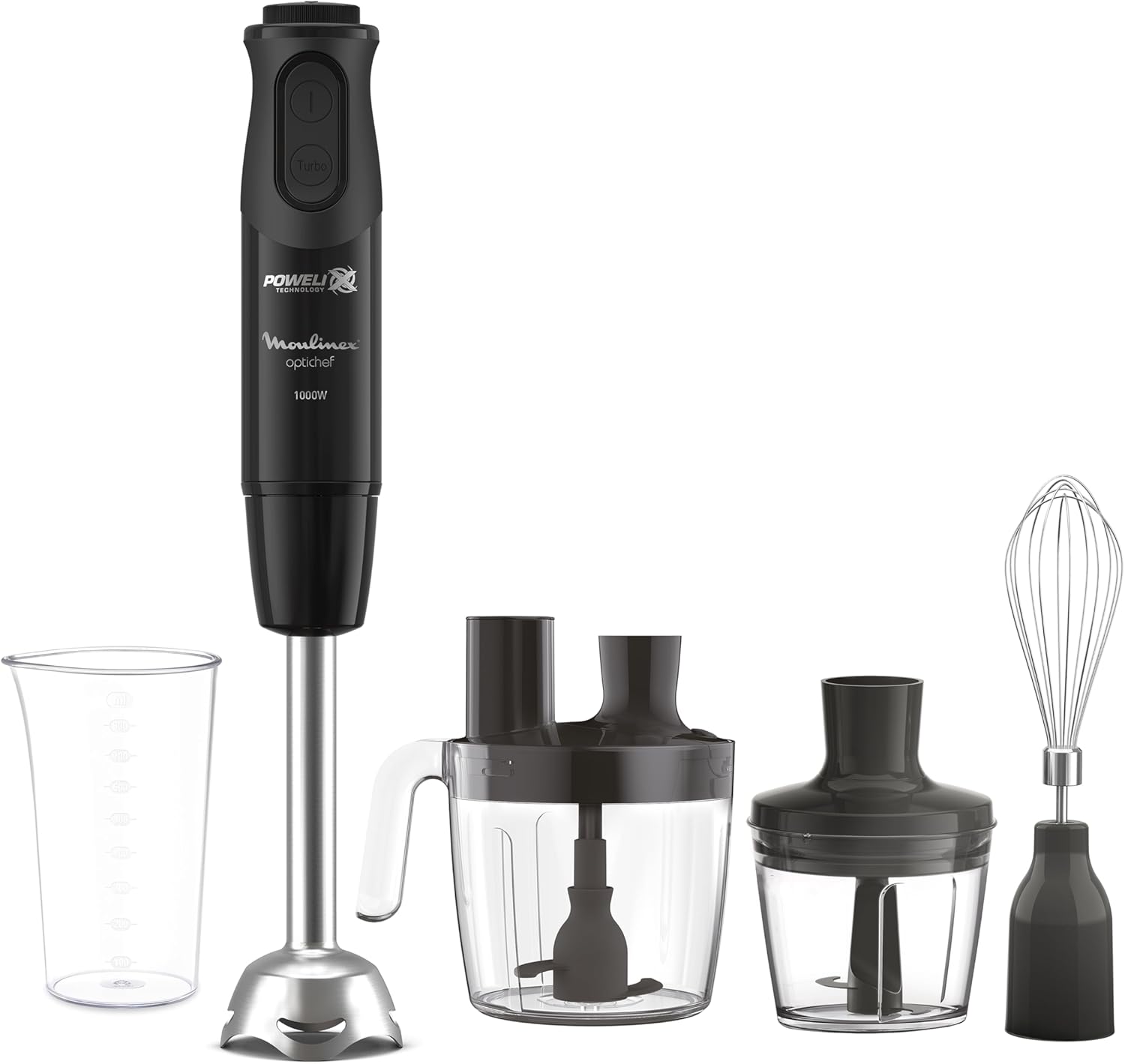 Moulinex Optichef Hand Blender, 1000 Watts, 20 Functions, 3 L Food ...