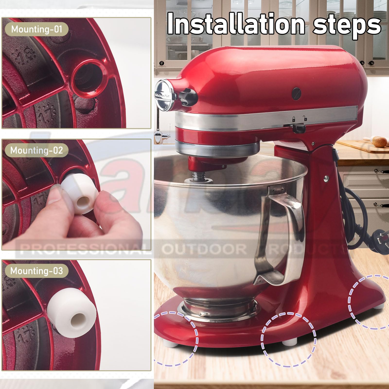 Kitchenaid Attachment Organizer Stand Mixer Attachment Holders ...