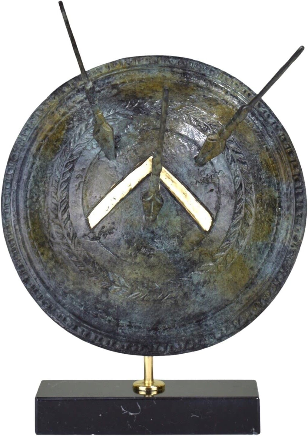 Amazon.com: Leonidas Shield with Spartan Symbol Lambda and Arrows Real ...
