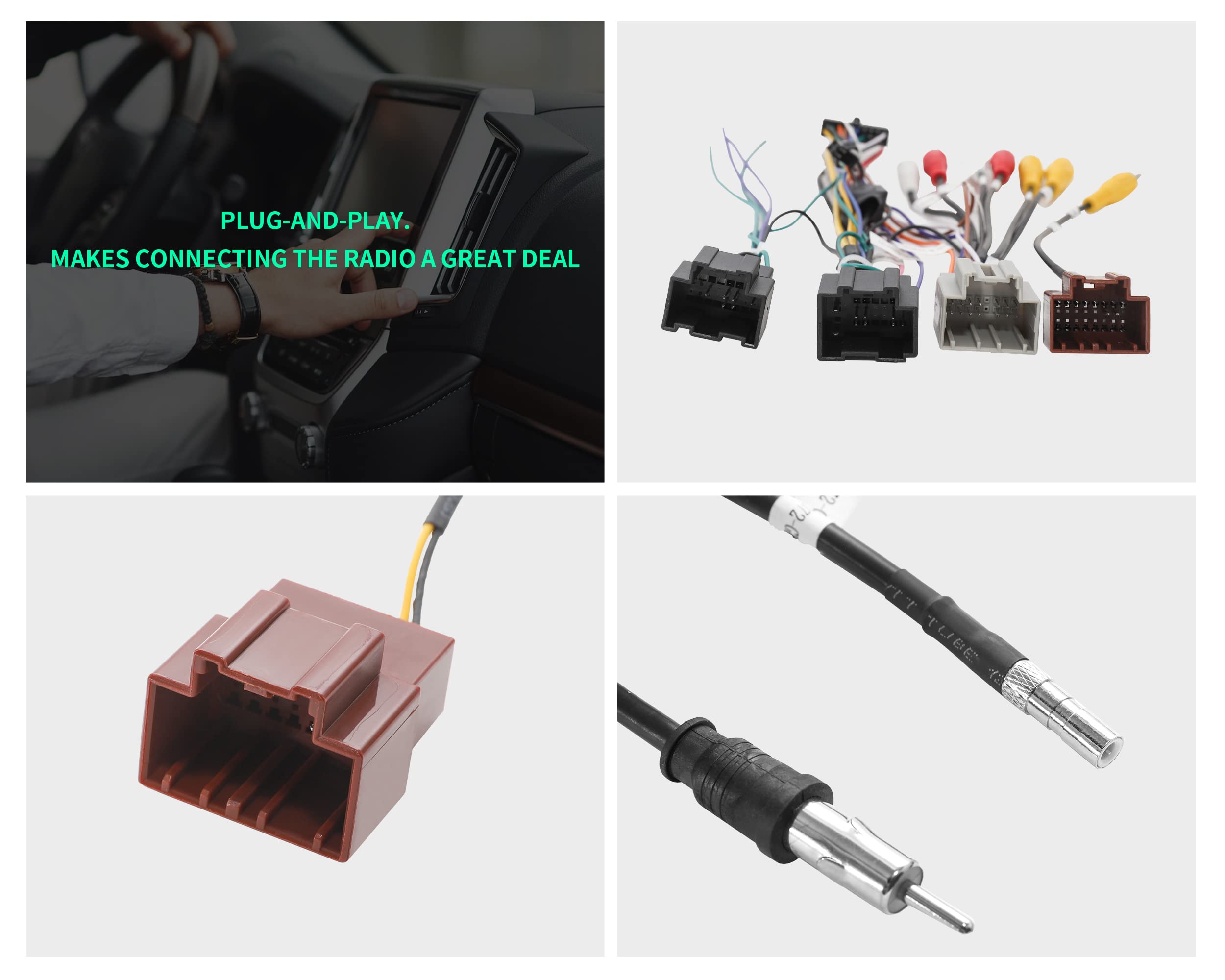 Radio Replacement Interface with Steering Wheel Control for GMC Chevy ...