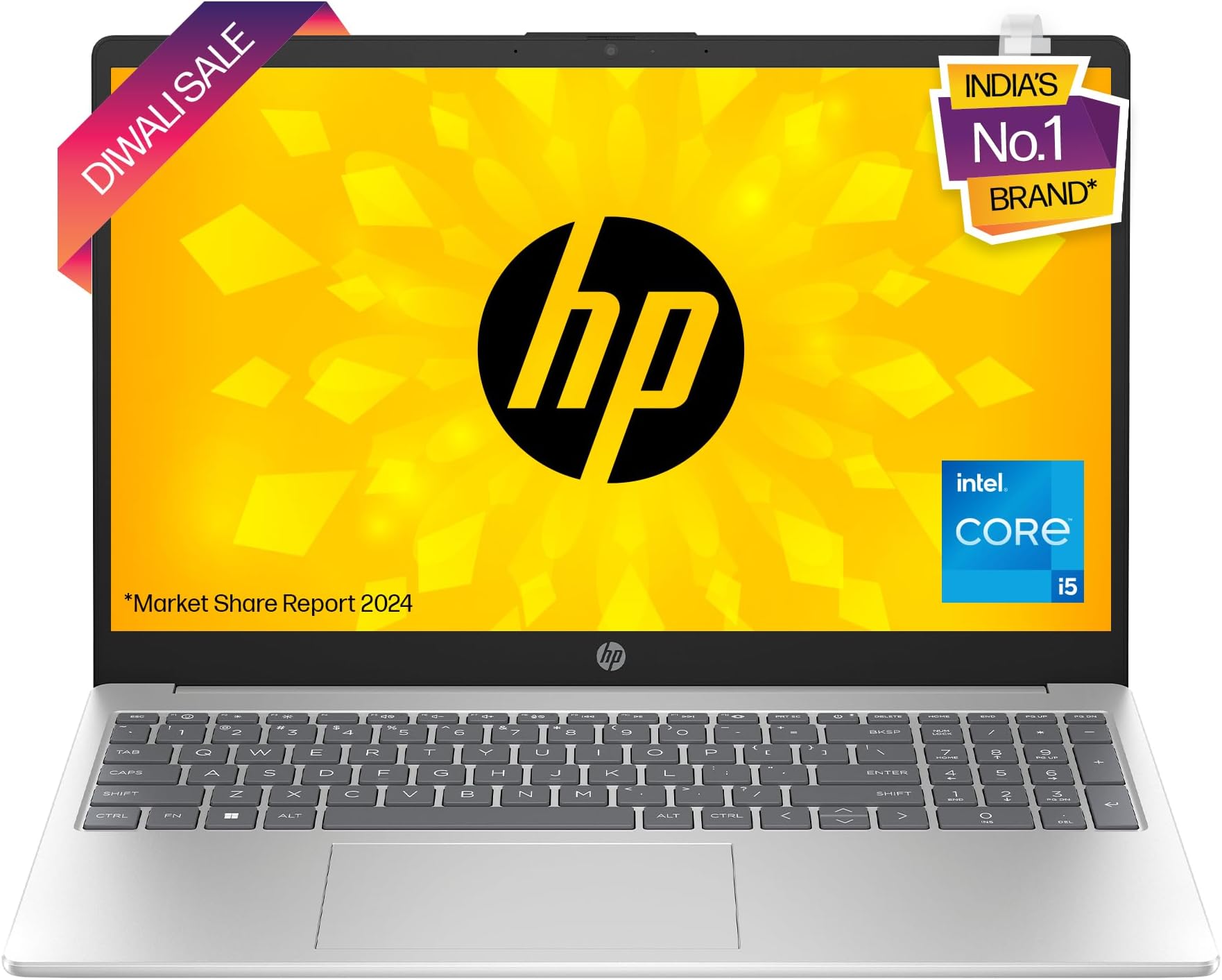 HP 15 Core i5 12th Gen (16GB RAM/512GB SSD/FHD/Windows 11/MS Office ...