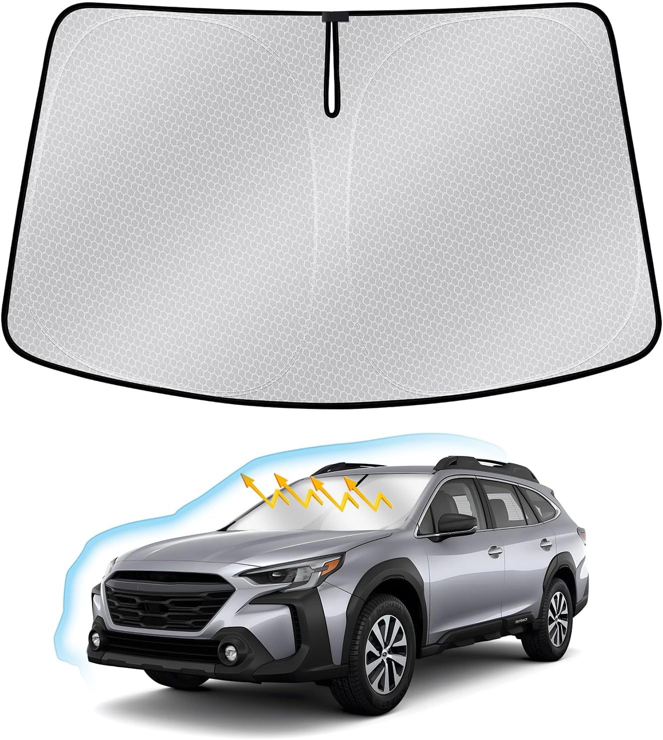 Amazon.com: Windshield Sun Shade for Subaru Outback 2020-2025, Upgraded ...
