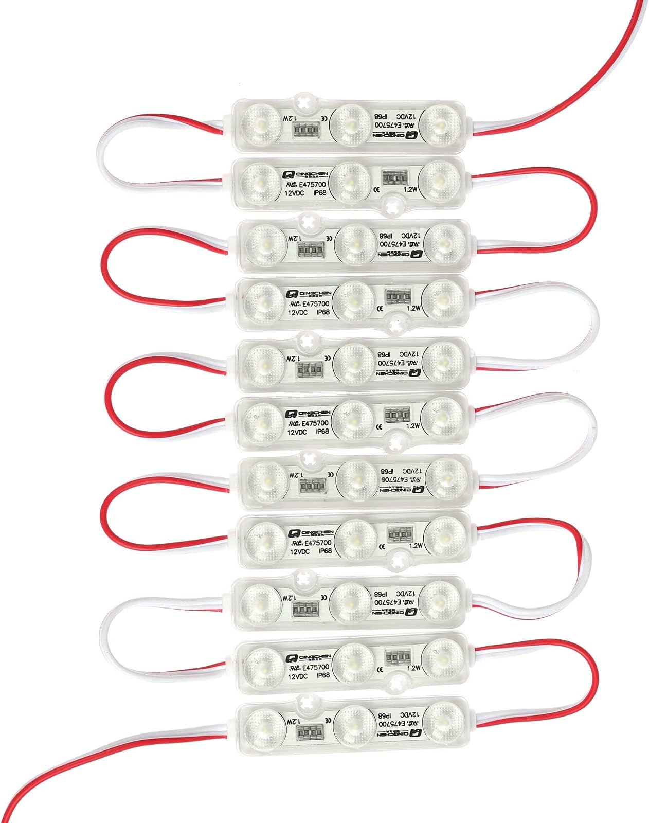 Amazon.com: Q QINGCHEN LED Module UL Listed,25Ft 50pcs/Chain DC12V ...