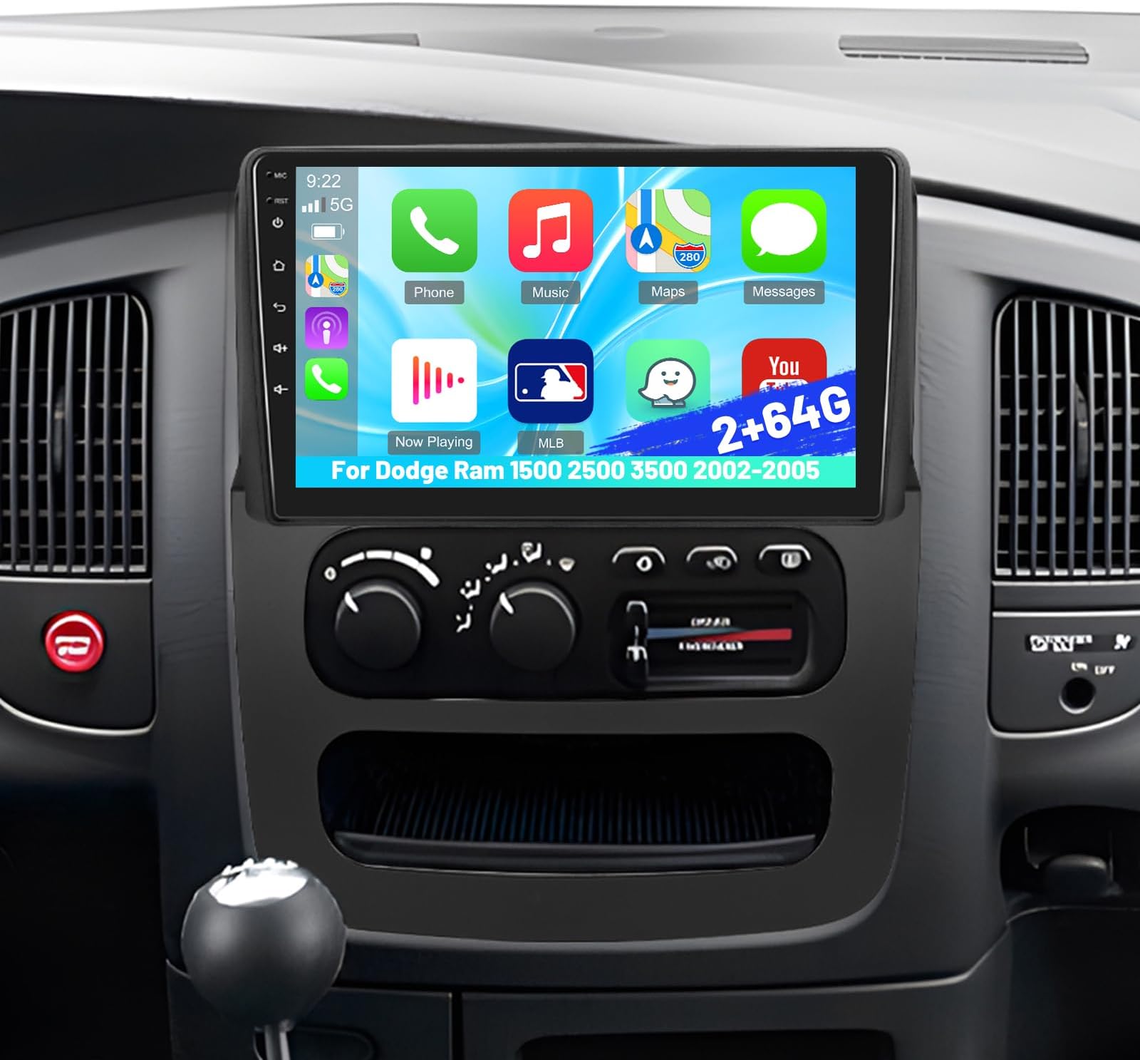 Amazon.com: [2G+64G] Radio for Dodge Ram 1500 2500 3500 2002 2003 2004 ...