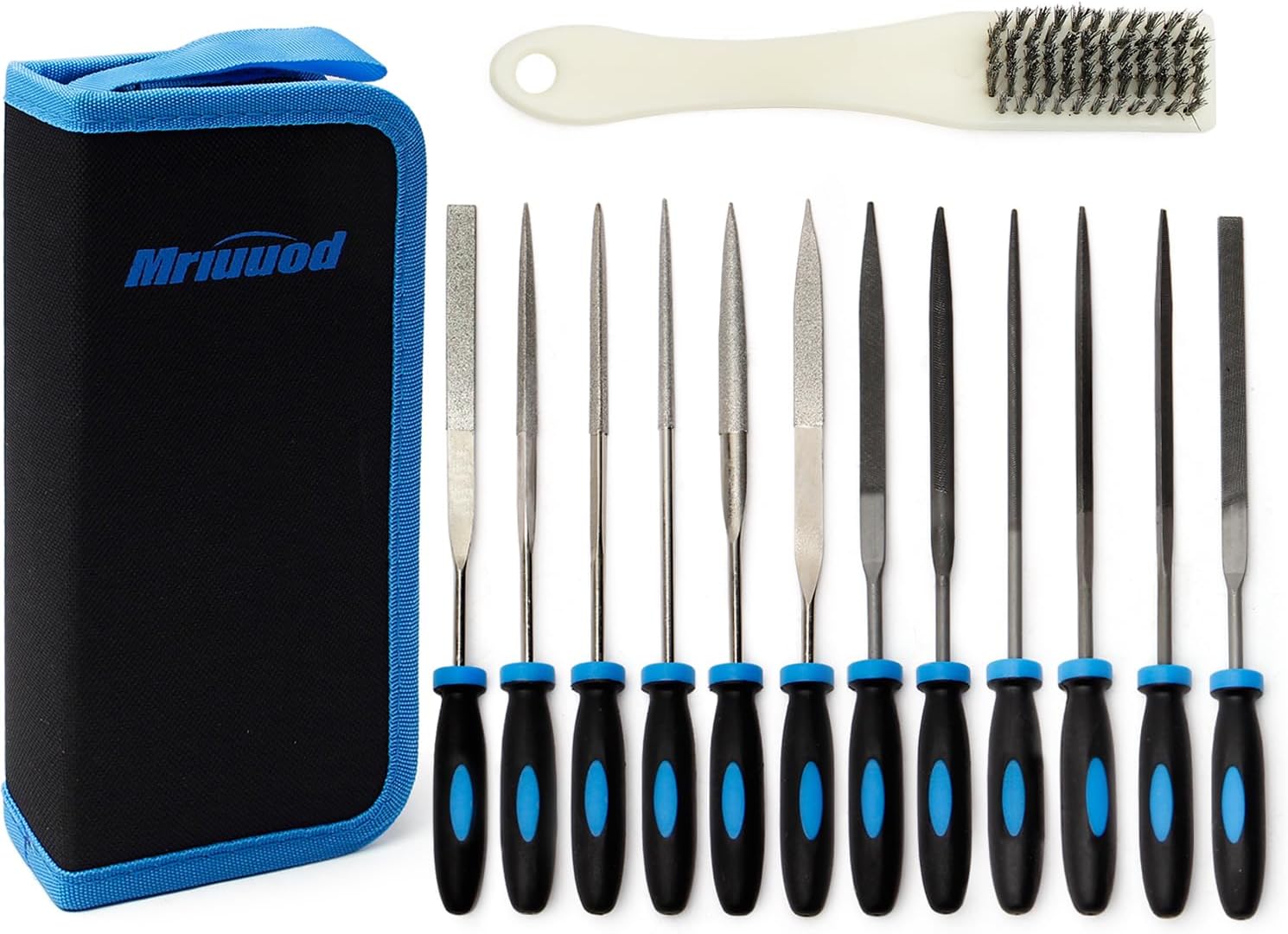 Chris.W 10Pcs Assorted Titanium-Coated Diamond Needle File Set 3x140mm ...